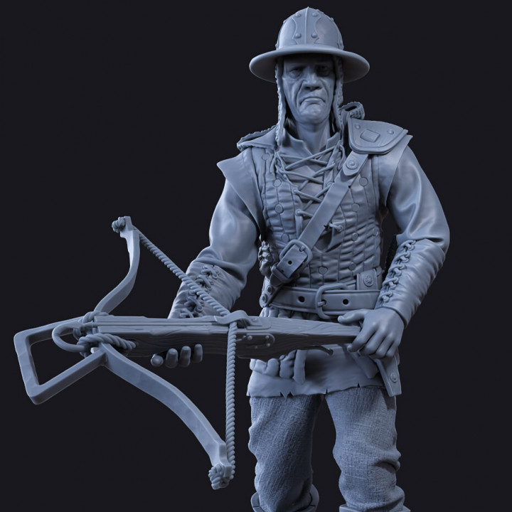 3D Printable Crossbowman by Daniel McGrath