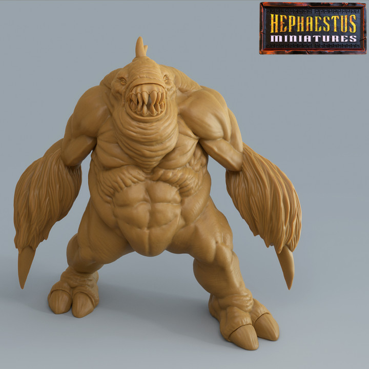 3D Printable Cave Beast by Daniel McGrath