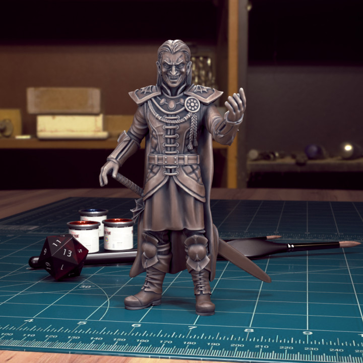 3D Printable Curse of Strahd - Strahd Von Zarovich [Pre-Supported] by ...
