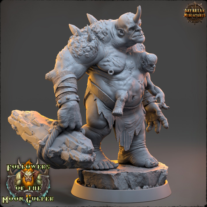 3D Printable The Stonecrack Brothers - Followers of the Moon Gulper by ...