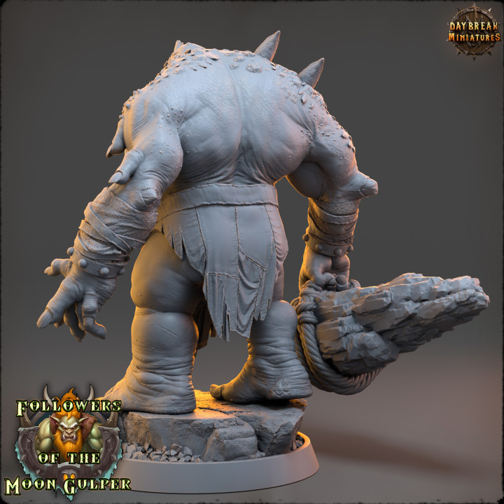 3D Printable The Stonecrack Brothers - Followers of the Moon Gulper by ...