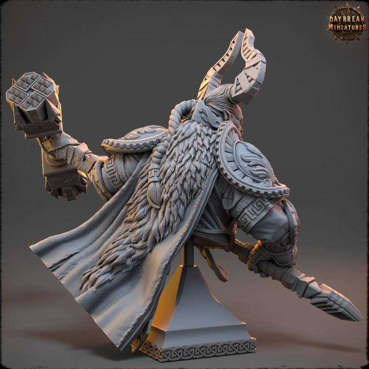 3D Printable Gorden Shadowcaster - Bust by Daybreak Miniatures