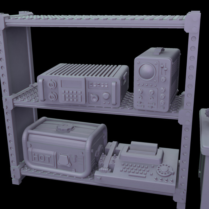 3D Printable Radio Room by Tiny Furniture
