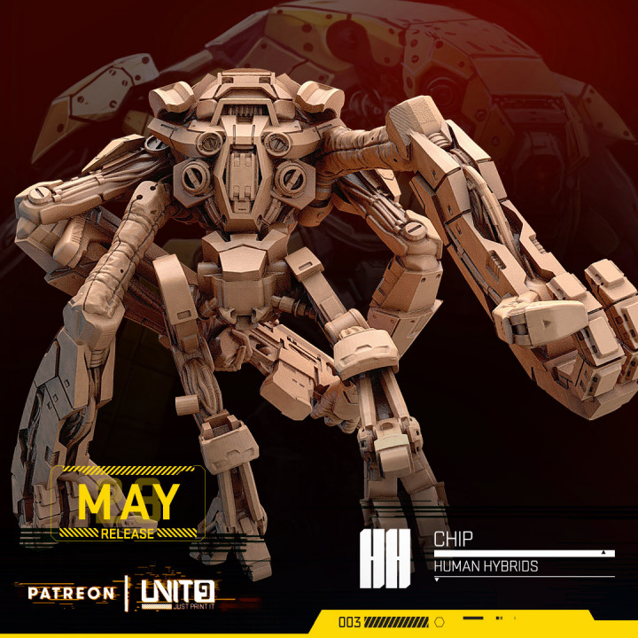 3D Printable Cyberpunk models BUNDLE - Human Hybrids - (May23 release ...