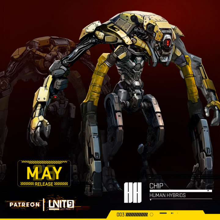 3D Printable Cyberpunk models BUNDLE - Human Hybrids - (May23 release ...