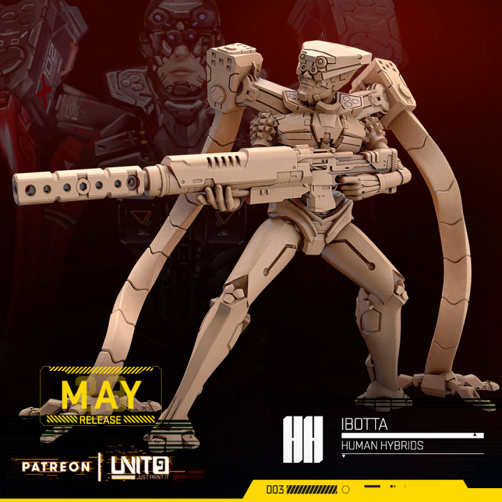 3D Printable Cyberpunk models BUNDLE - Human Hybrids - (May23 release ...