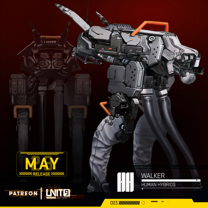 3D Printable Cyberpunk models BUNDLE - Human Hybrids - (May23 release ...