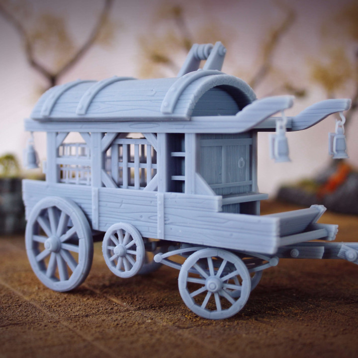 3D Printable Poachers Wagon by The Forge of Many Things