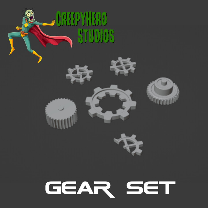 3D Printable Gear Set by Michael Crossman
