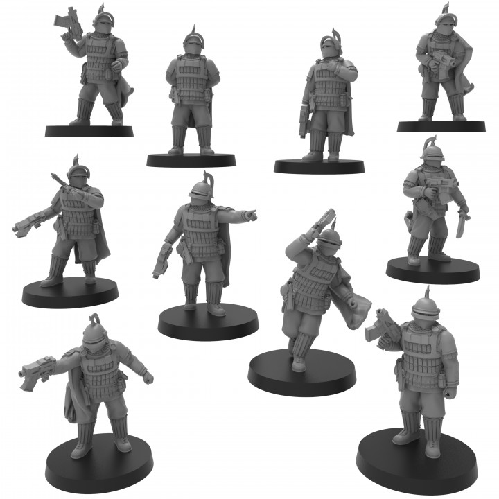3D Printable Foederatii Discipline Masters - Presupported by ThatEvilOne