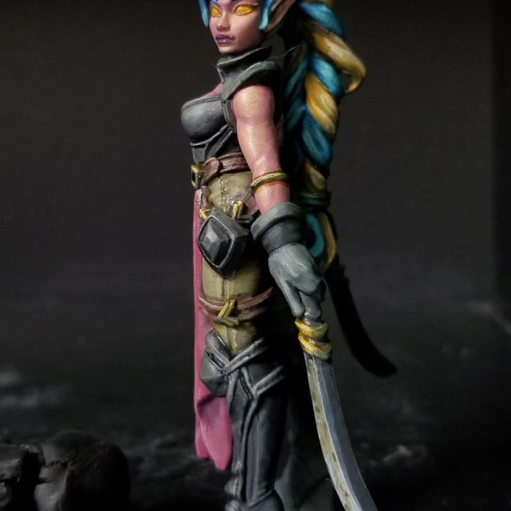 3D Print of Female Elf Fighter : Kaia, Elf Female - ( Female Elf ...
