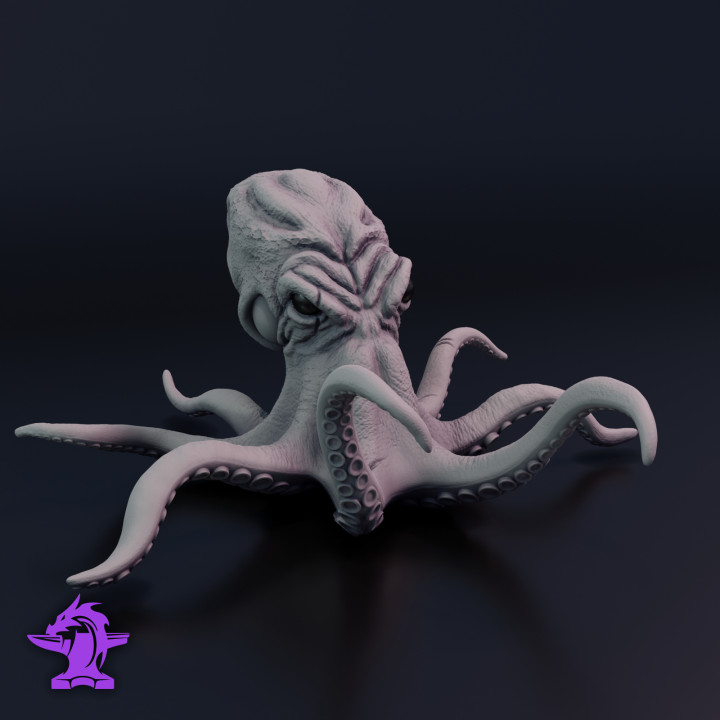 3D Printable Octopus Monster by The Forge of Many Things