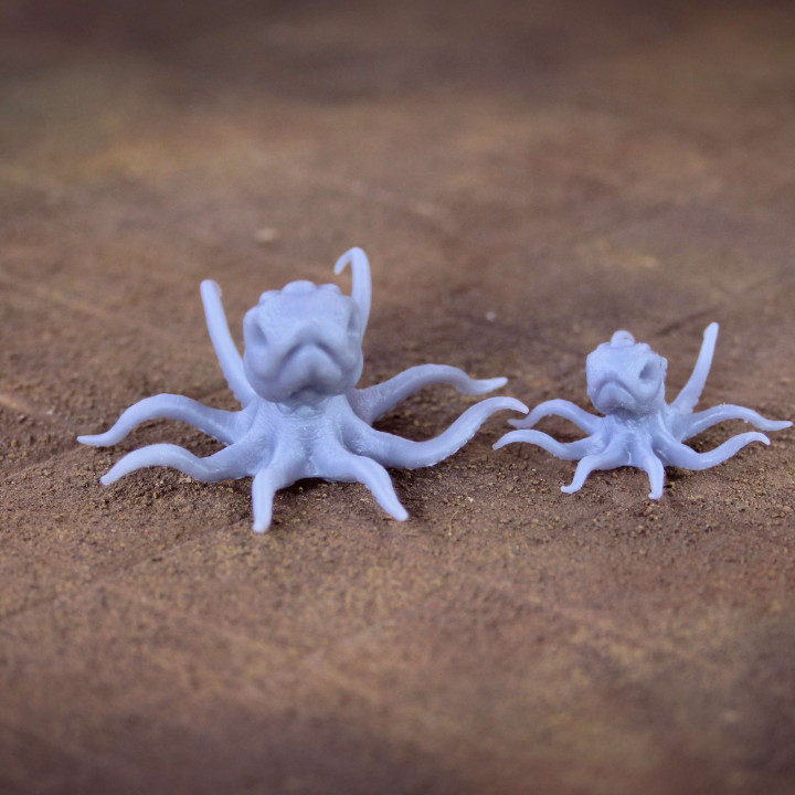 3D Printable Octopus Monster by The Forge of Many Things