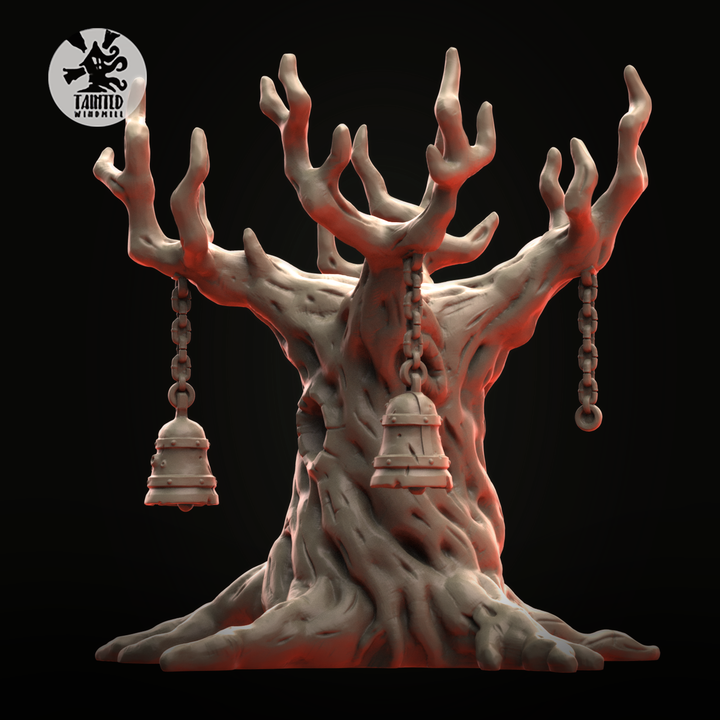3D Printable Dead Tree with Bells FDM/Resin by Tainted Windmill