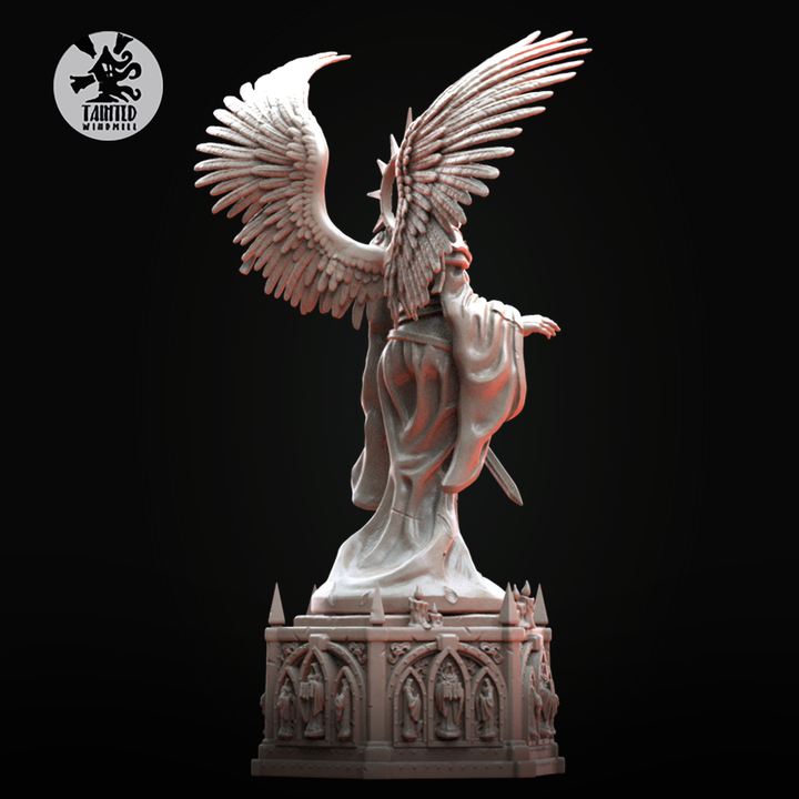 3D Printable Saint Statue and Infected Saint Statue by Tainted Windmill