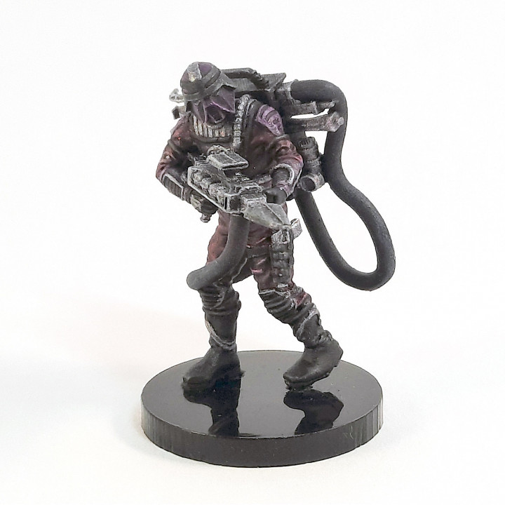 3d Print Of Elite ‘cartoon Combat Technicians Male Pose 1 By Darkplatypus