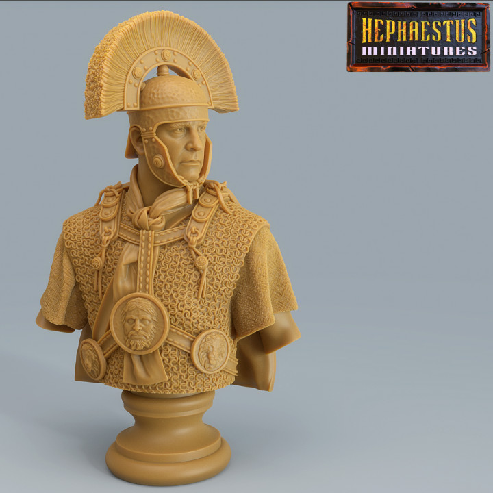 3D Printable Roman Centurion by Daniel McGrath