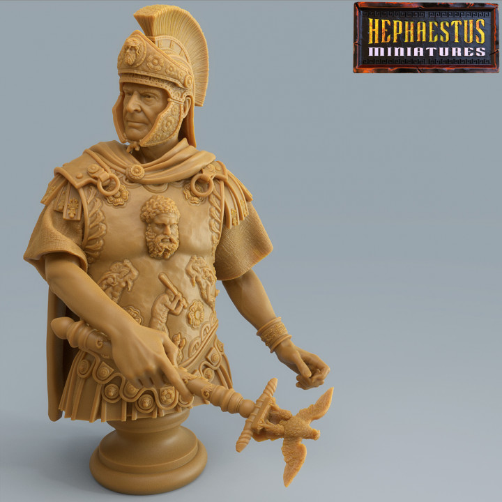 3D Printable Roman Legatus by Daniel McGrath
