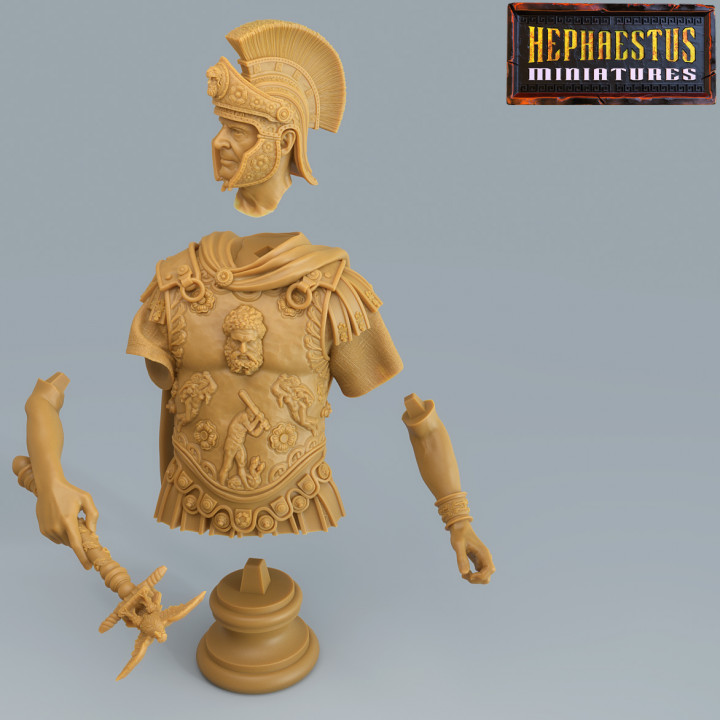 3D Printable Roman Legatus by Daniel McGrath