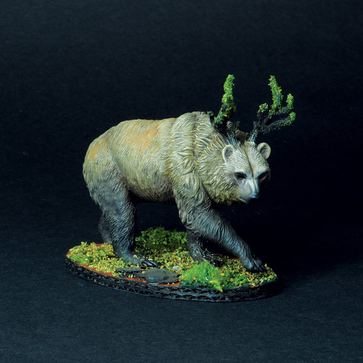 3D Printable Dire bear by La Louve 3D 3D Printable Dire bear by La Louve 3D