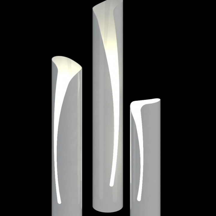 3D Printable FLOOR LAMP by Naeim Norahim