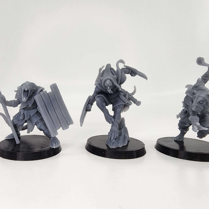 3D Printable Ratfolk Nightrunner by Manuel Boria