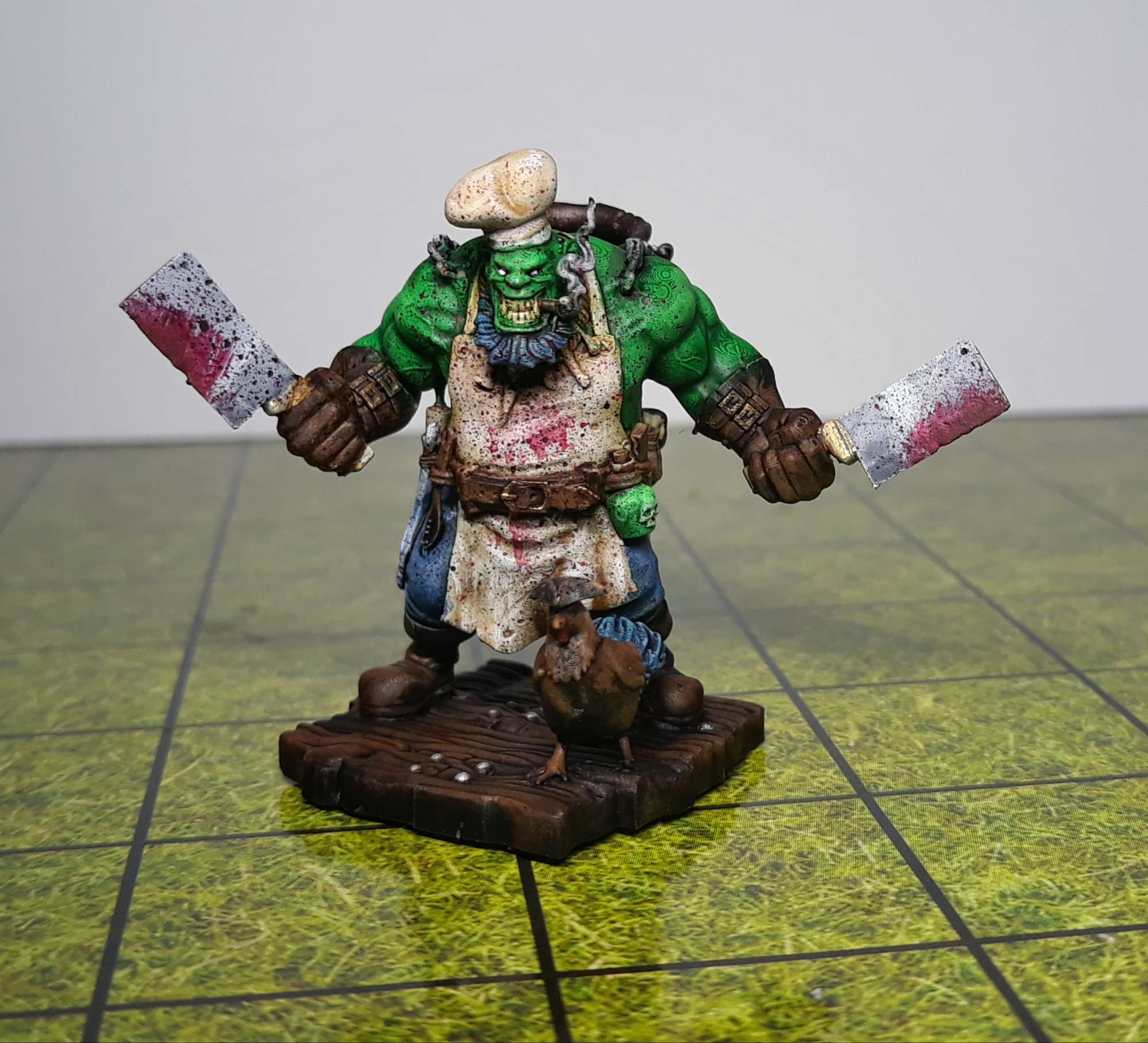 3D Printable Orc Pirate Cook / Green Skin Army Warrior / Evil Humanoid / Water Bandit / Ship ...