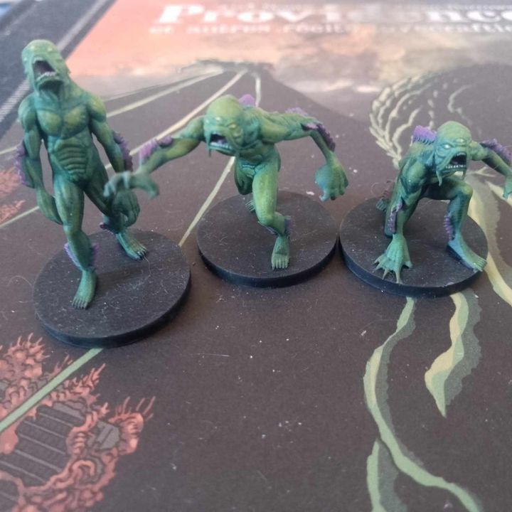 3D Print of Aboleth, Nihileth & Nihilethic Zombies by Gaddok