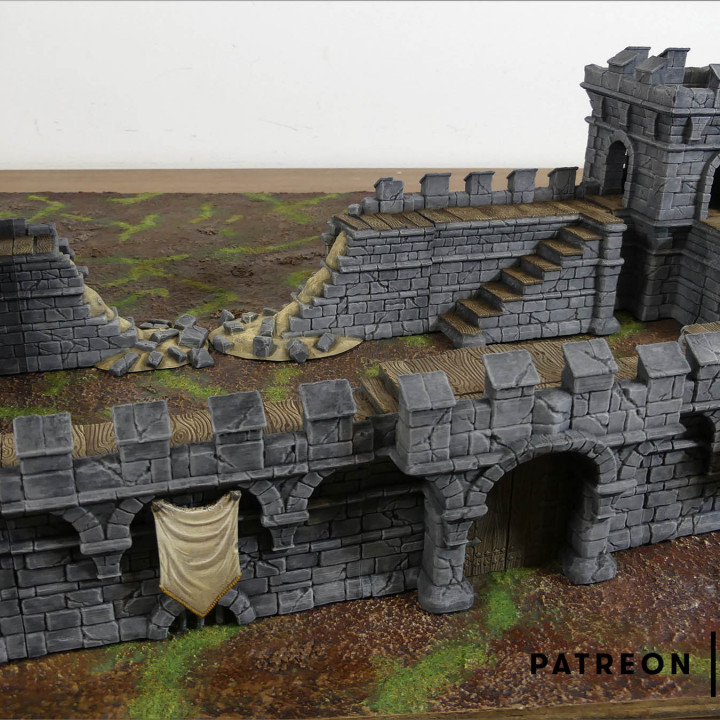 3D Printable Modular Fortress by Makers Anvil