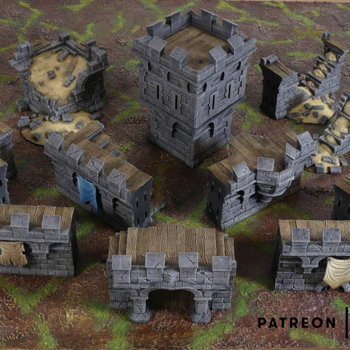 3D Printable Modular Fortress by Makers Anvil