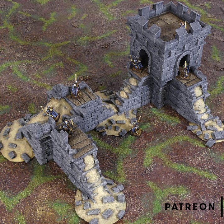 3D Printable Modular Fortress by Makers Anvil