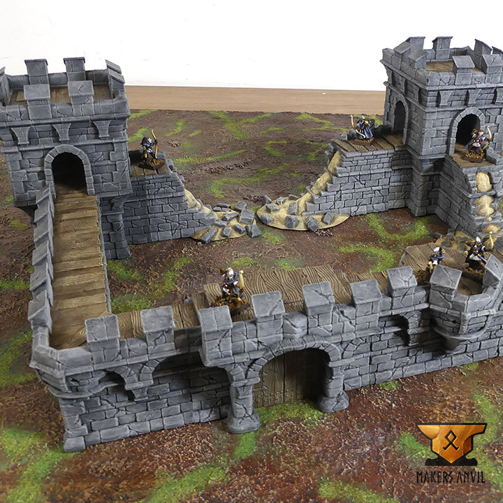 3D Printable Modular Fortress by Makers Anvil