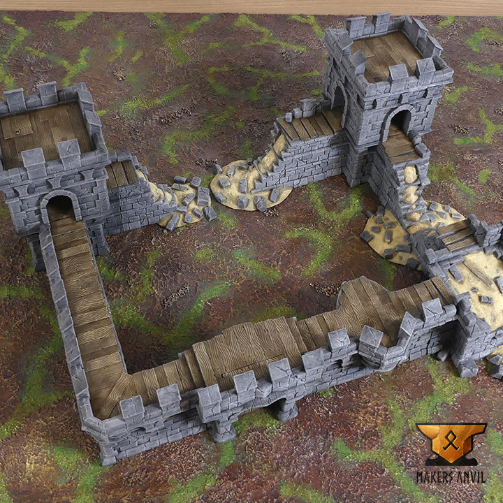 3D Printable Modular Fortress by Makers Anvil
