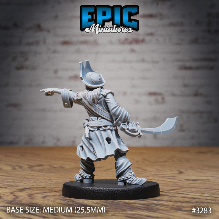 3D Printable Undead Pirate Crew Set / Cursed Corsair / Water Bandit ...