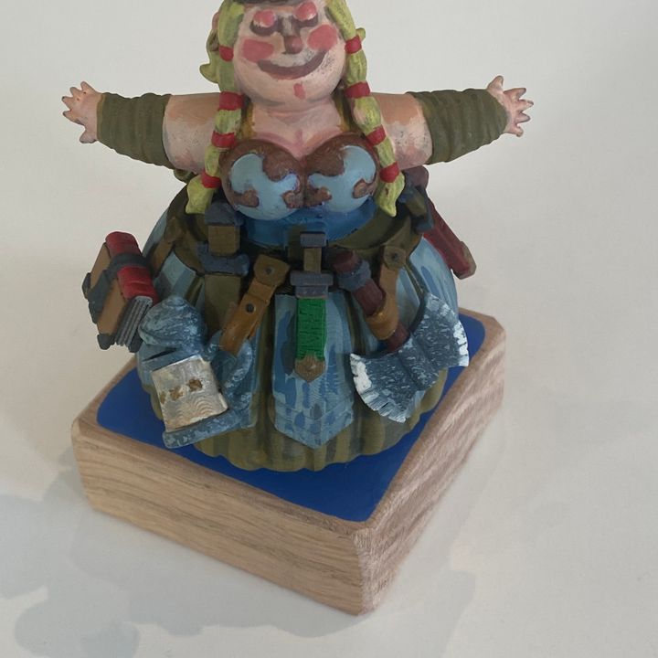 3D Print of The happy Valkyrie by jonathanbrown2