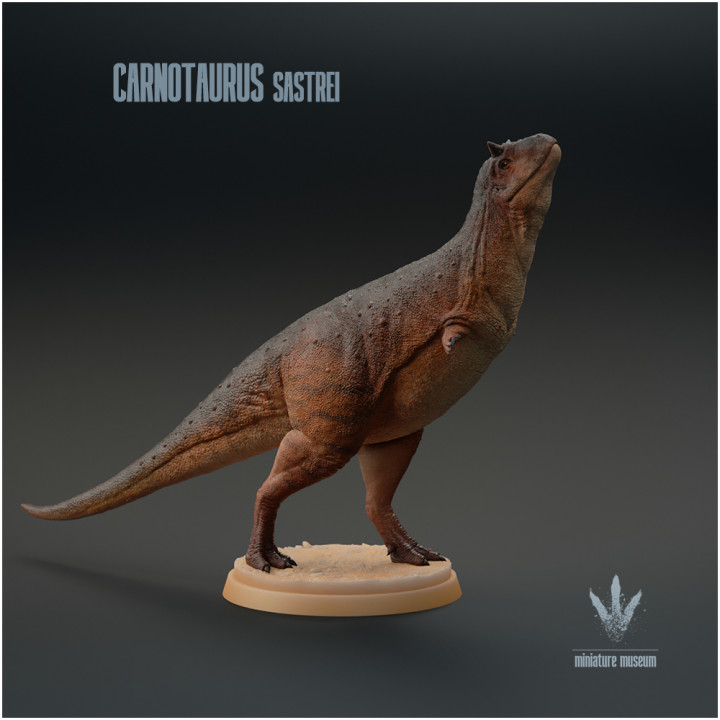 3D Printable Carnotaurus sastrei : Mating Dance by Miniature Museum
