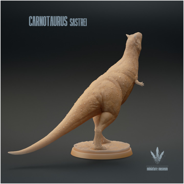 3D Printable Carnotaurus sastrei : Mating Dance by Miniature Museum