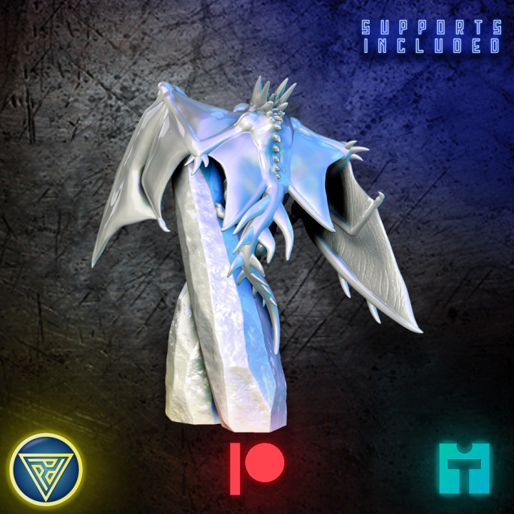 3D Printable Space Horror Lizard Set by Print Paint Play