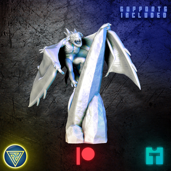 3D Printable Space Horror Lizard Set by Print Paint Play