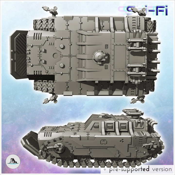 Descargar Imperial tank with armoured windows and internal access hatch ...