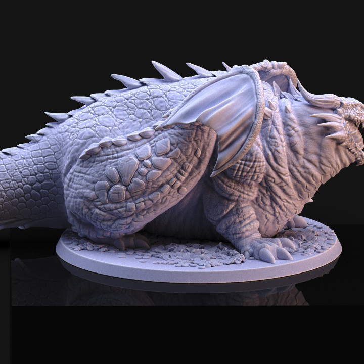 3D Printable loyalty 6 months gift Chunky Dragon by Imp3dsion