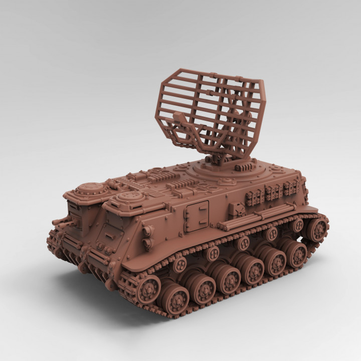 3D Printable Armored Mobile Radar by Tesseract Tomb