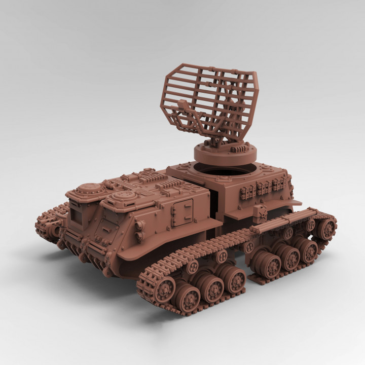 3D Printable Armored Mobile Radar by Tesseract Tomb