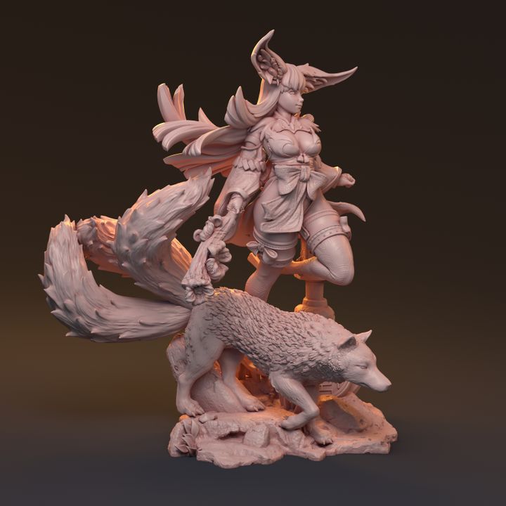 3D Printable Moriko + NSFW by HardWitch-Games