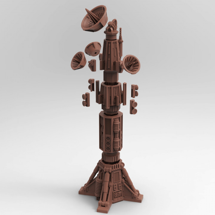 3D Printable Towers of the Wasteland by Tesseract Tomb