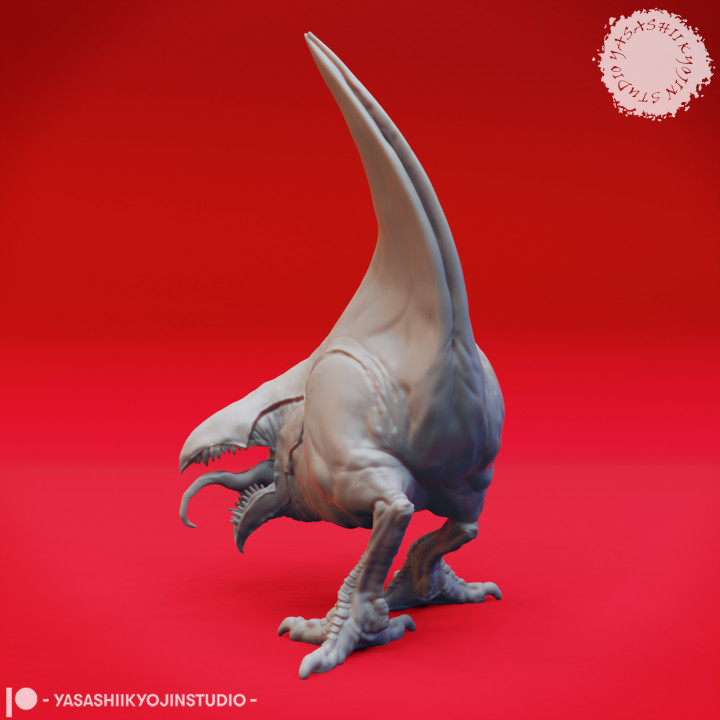 3D Printable Abyssal Chicken - Tabletop Miniature by YKS Miniatures