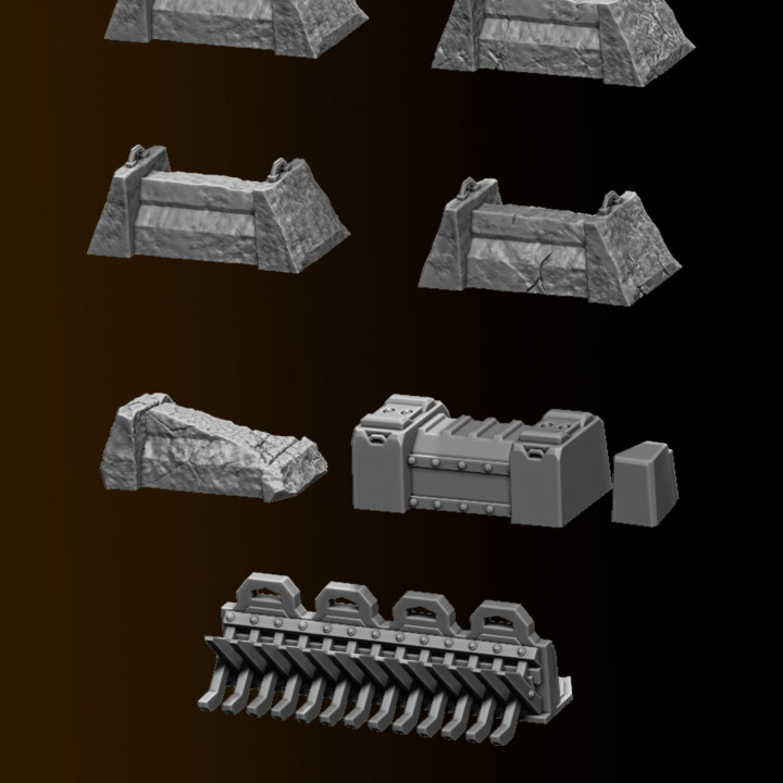 3D Printable SoH Barricades by Orakio Landen
