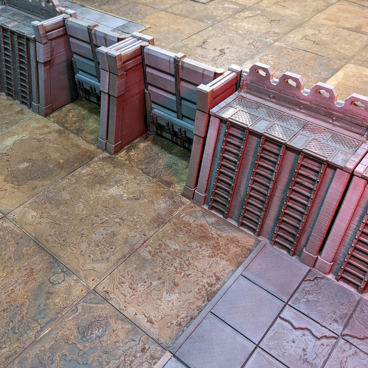 3D Printable SoH Smaller Siege Walls by Orakio Landen