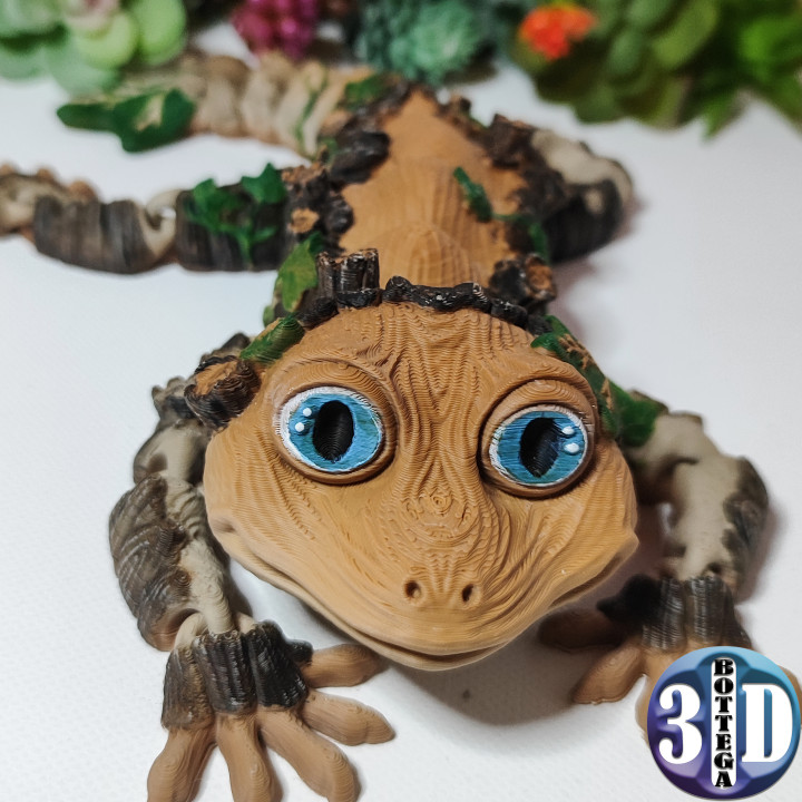 Descargar Magic Forest Tree Lizard, Articulated, Flexy, print in place ...