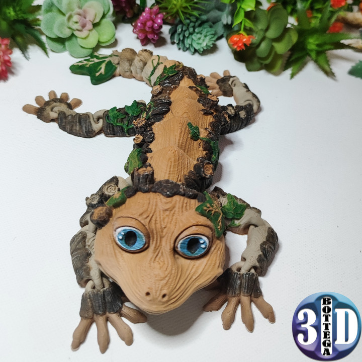 Descargar Magic Forest Tree Lizard, Articulated, Flexy, print in place ...